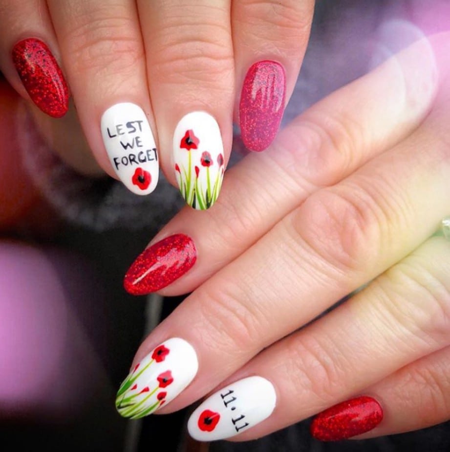 Remembrance Day Nails - Scratch Magazine