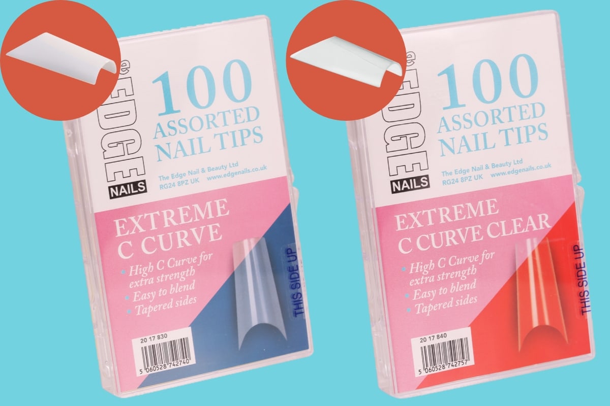 Create on-trend coffin nails with Extreme C-Curve Tips - Scratch Magazine