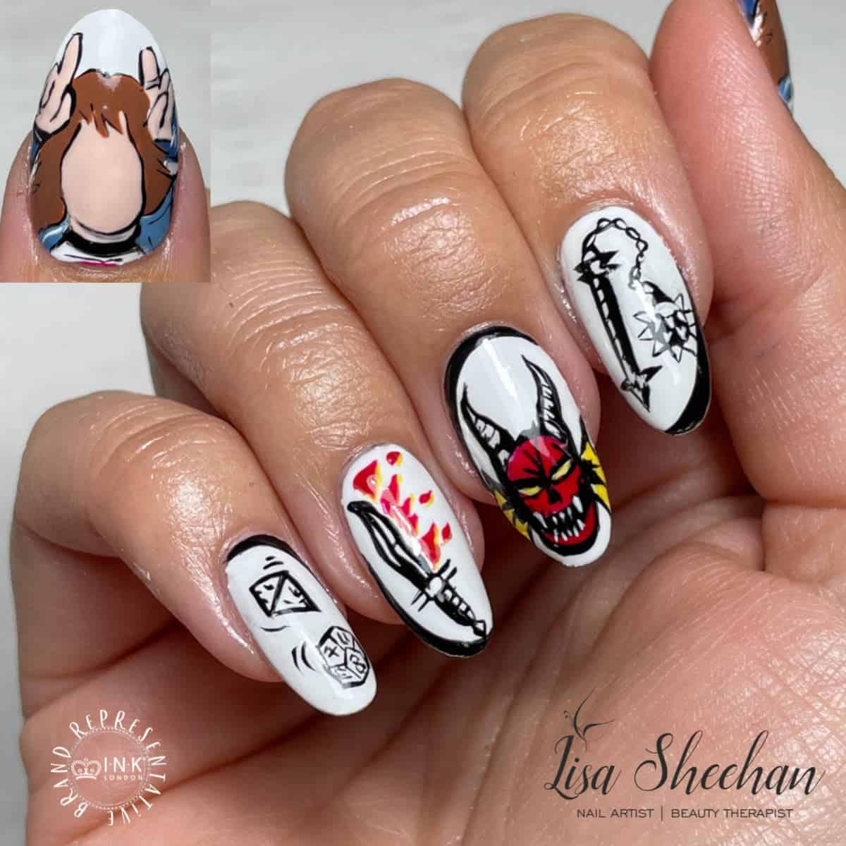 Stranger Things nails - Scratch Magazine